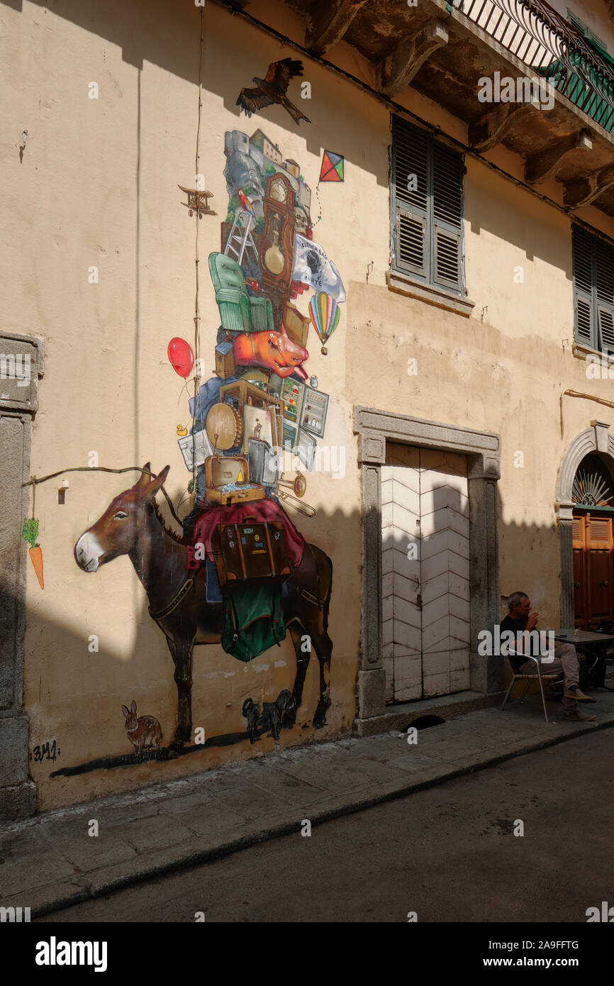 Corsica corte street art hi-res stock photography and images - Alamy