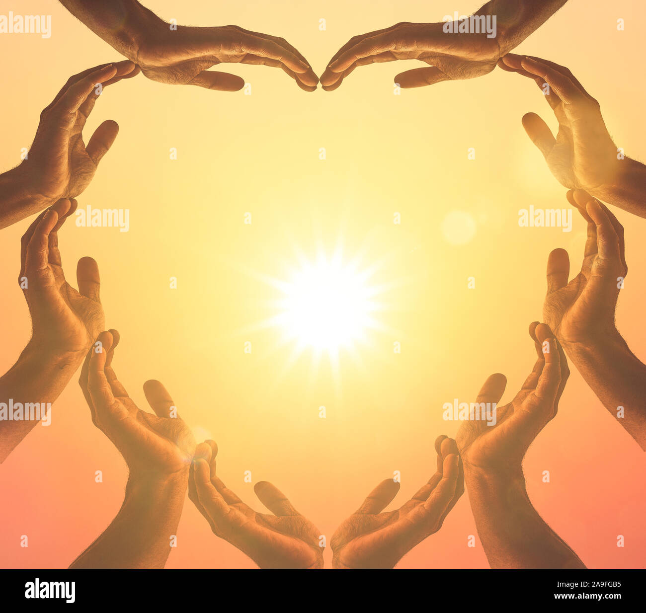 Hands heart hi-res stock photography and images - Alamy