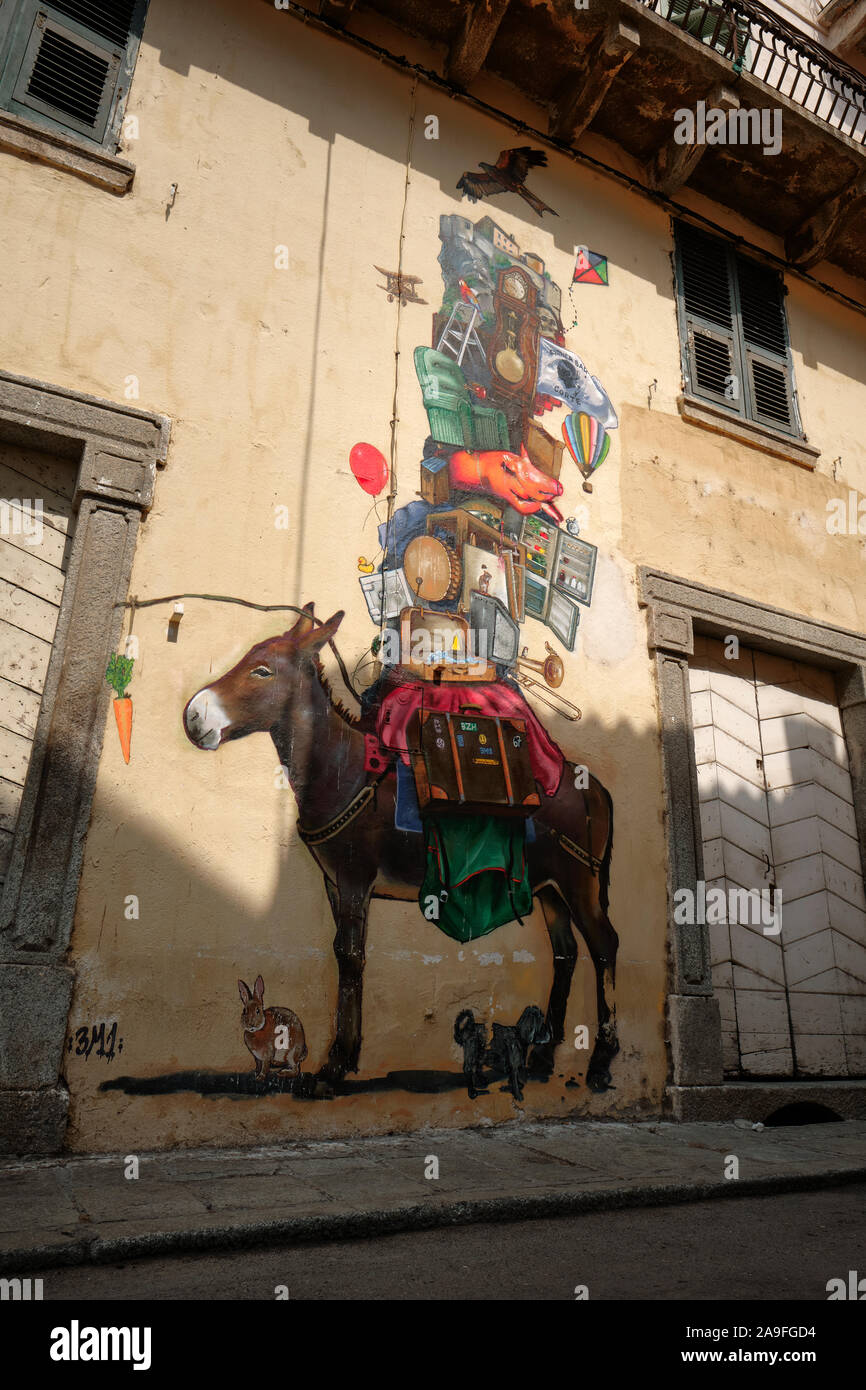 Corsica corte street art hi-res stock photography and images - Alamy