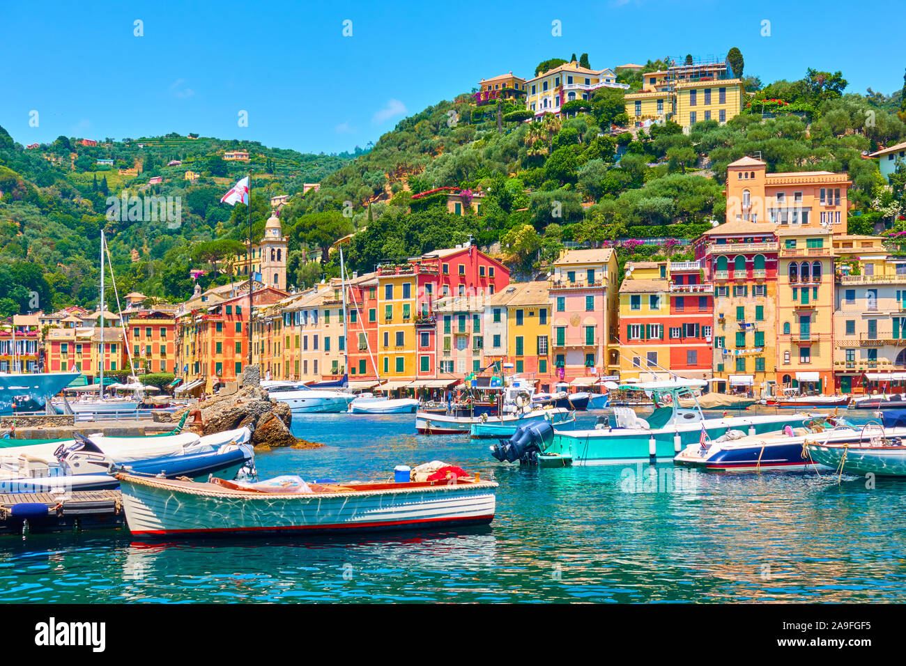 Portofino view hi-res stock photography and images - Alamy