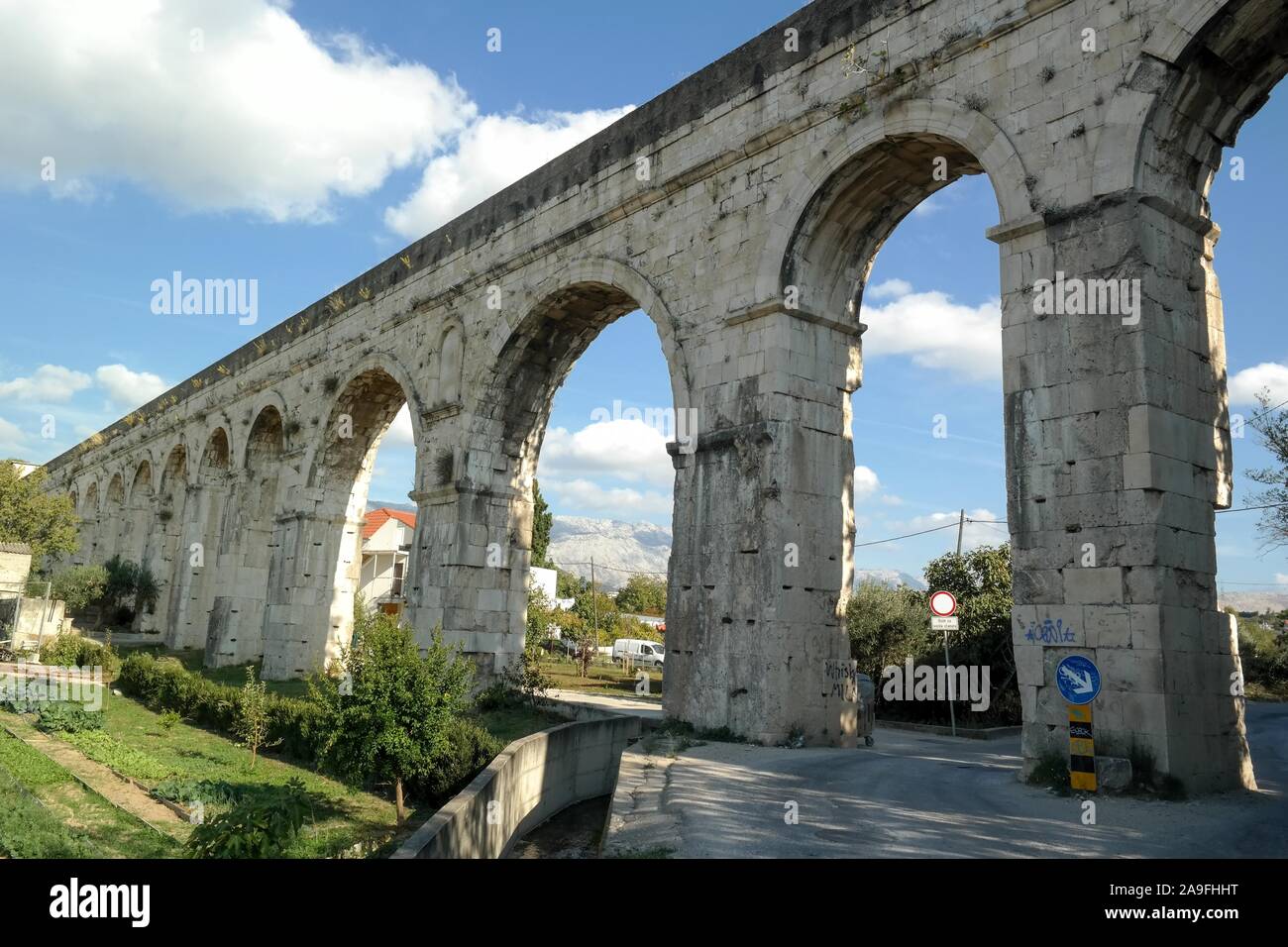 Diocletian aqueduct Split, Croatia Stock Photo - Alamy