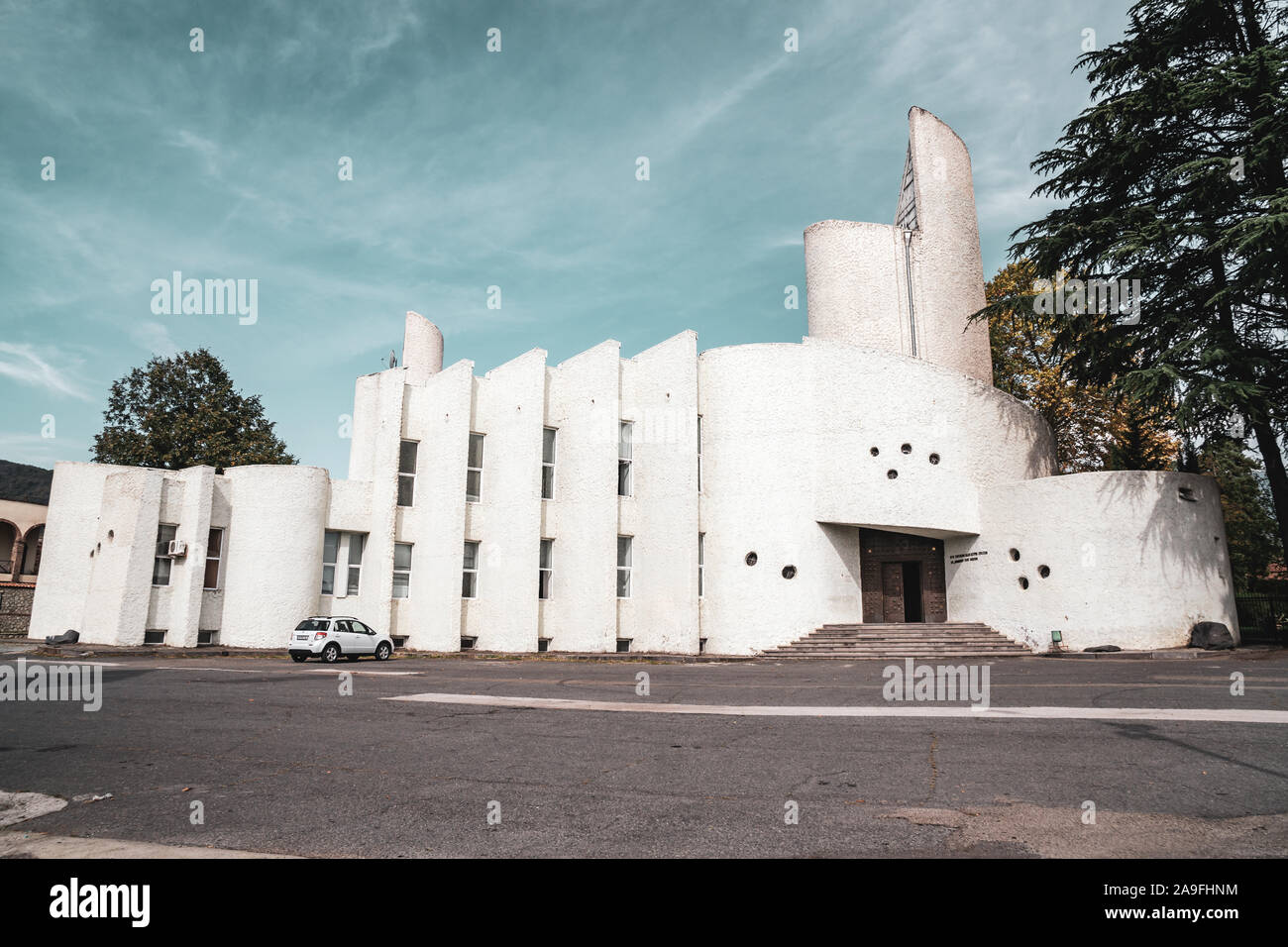 Kvareli, Georgia - 08.10.2019: Georgian poet and public figure Ilia ...