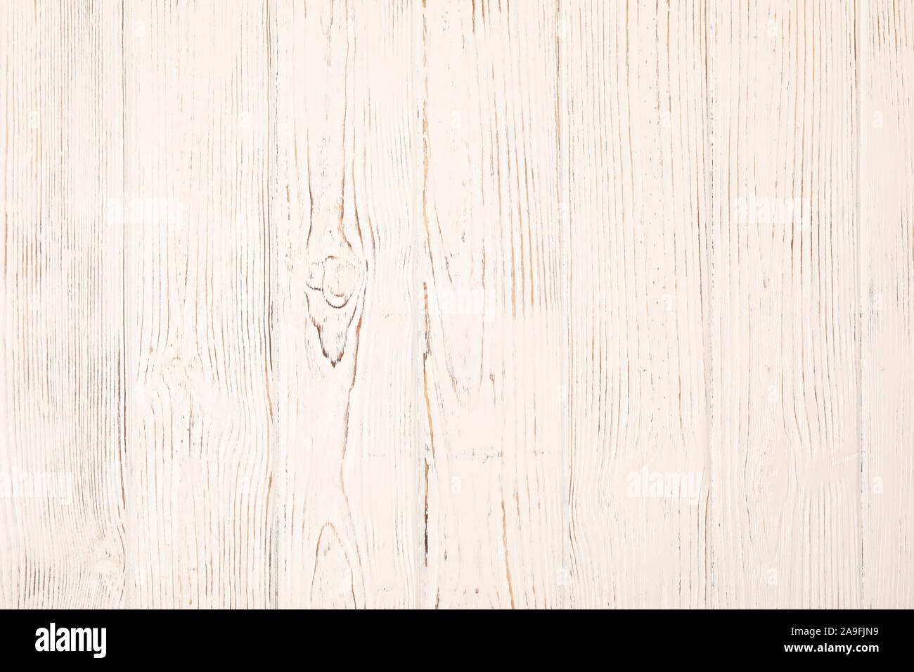 White rustic wooden background. Texture for your design. Space for text ...