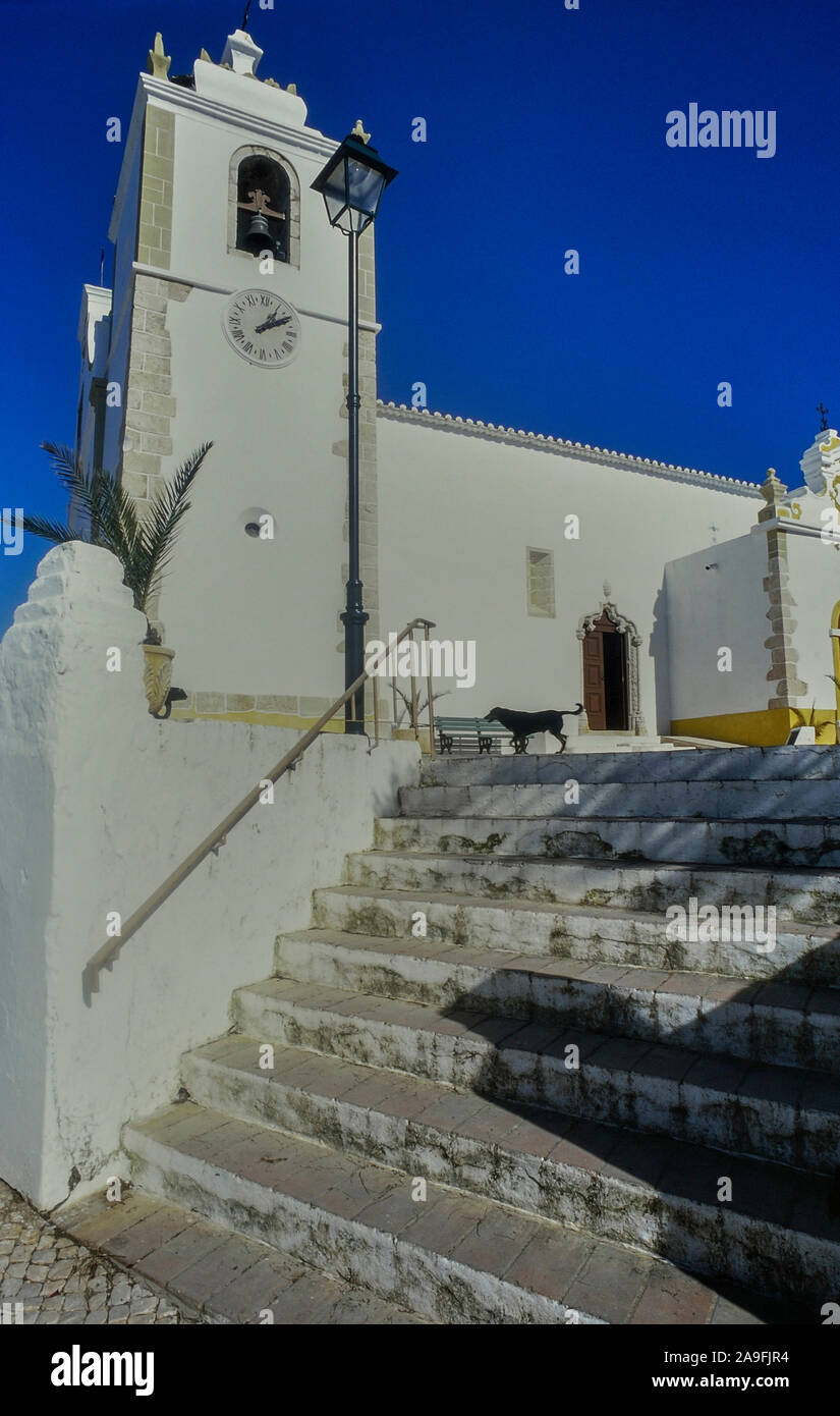 The Catholic parish church inIgreja Matriz of Alvor, Algarve, Portugal ...