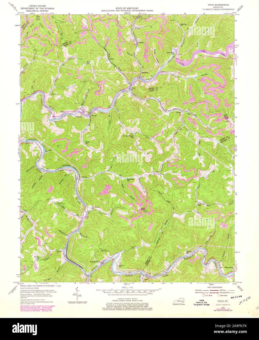 Map Of Vicco High Resolution Stock Photography and Images - Alamy