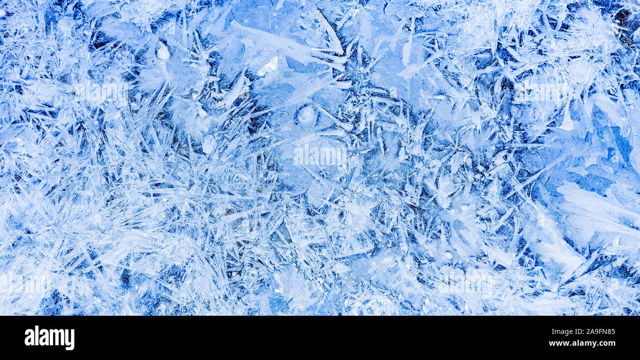 Frozen brook with ice structures hi-res stock photography and images ...