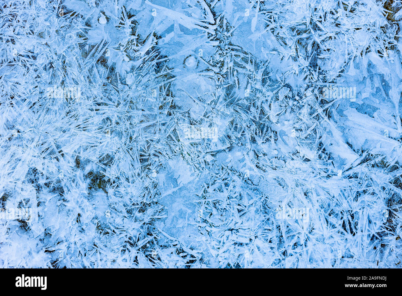 Frozen brook with ice structures hi-res stock photography and images ...