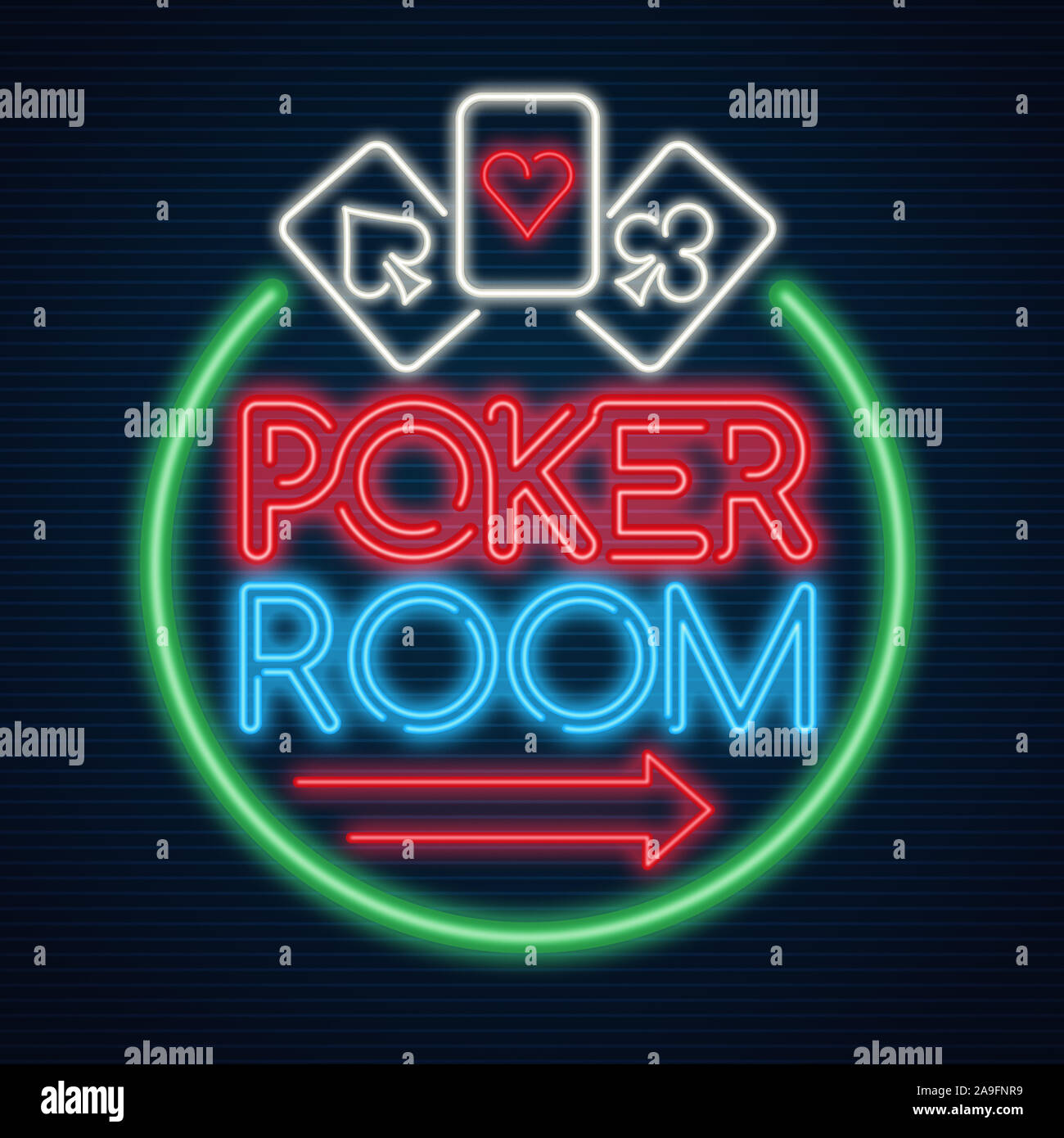 Game room neon sign hi-res stock photography and images - Alamy