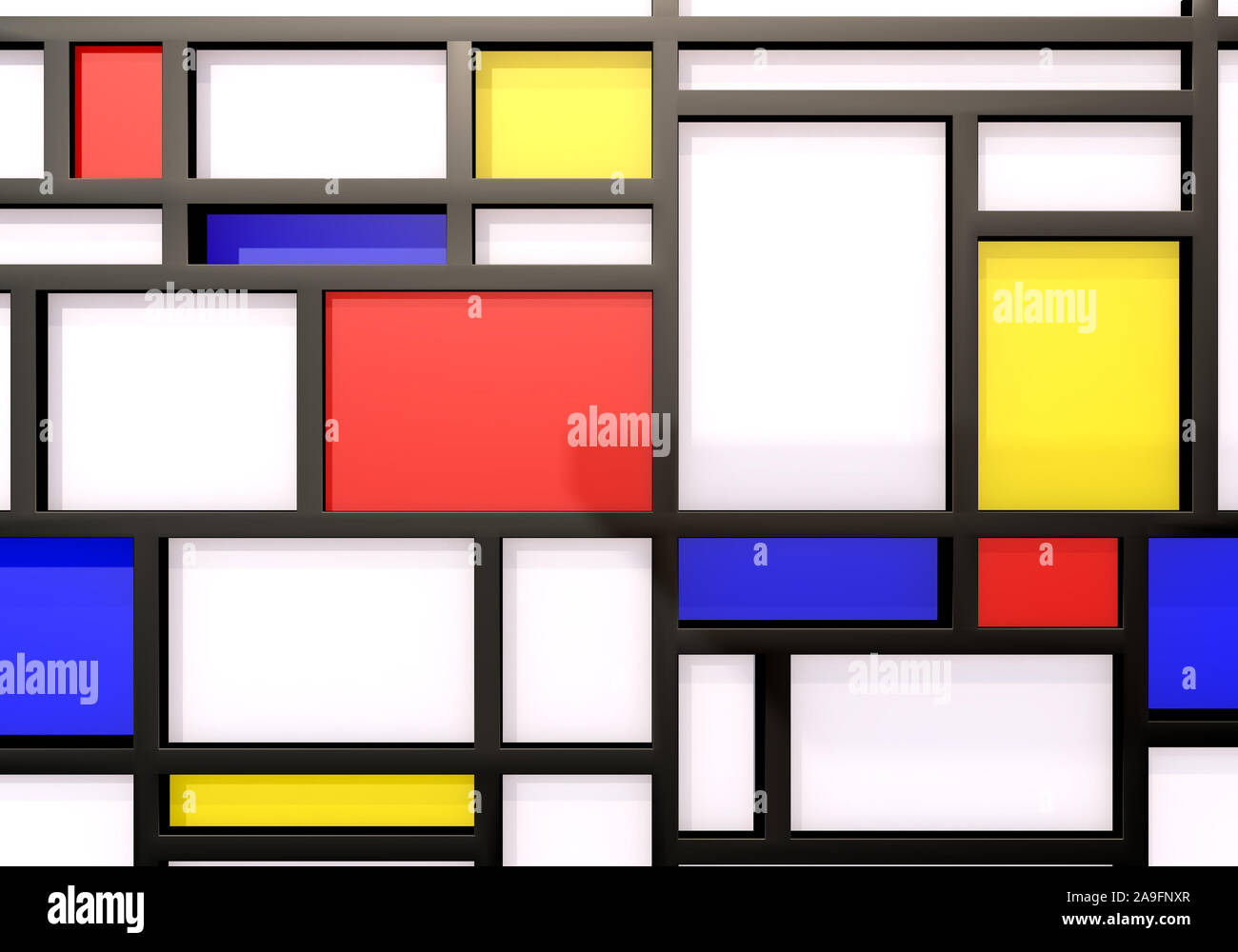 Mondrian abstract texture hi-res stock photography and images - Alamy
