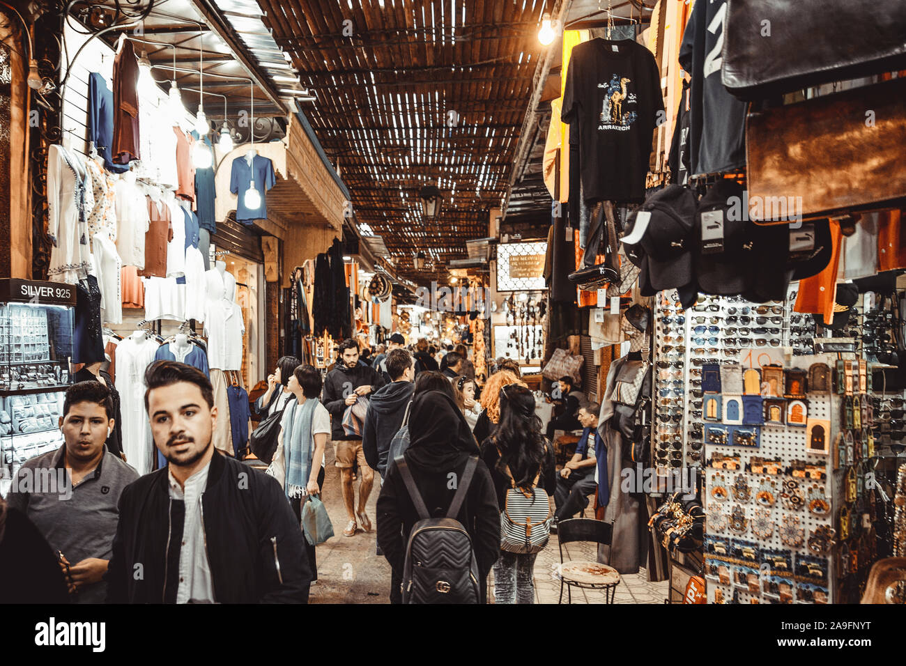 traditional street stalls the souk of marrakech Stock Photo - Alamy