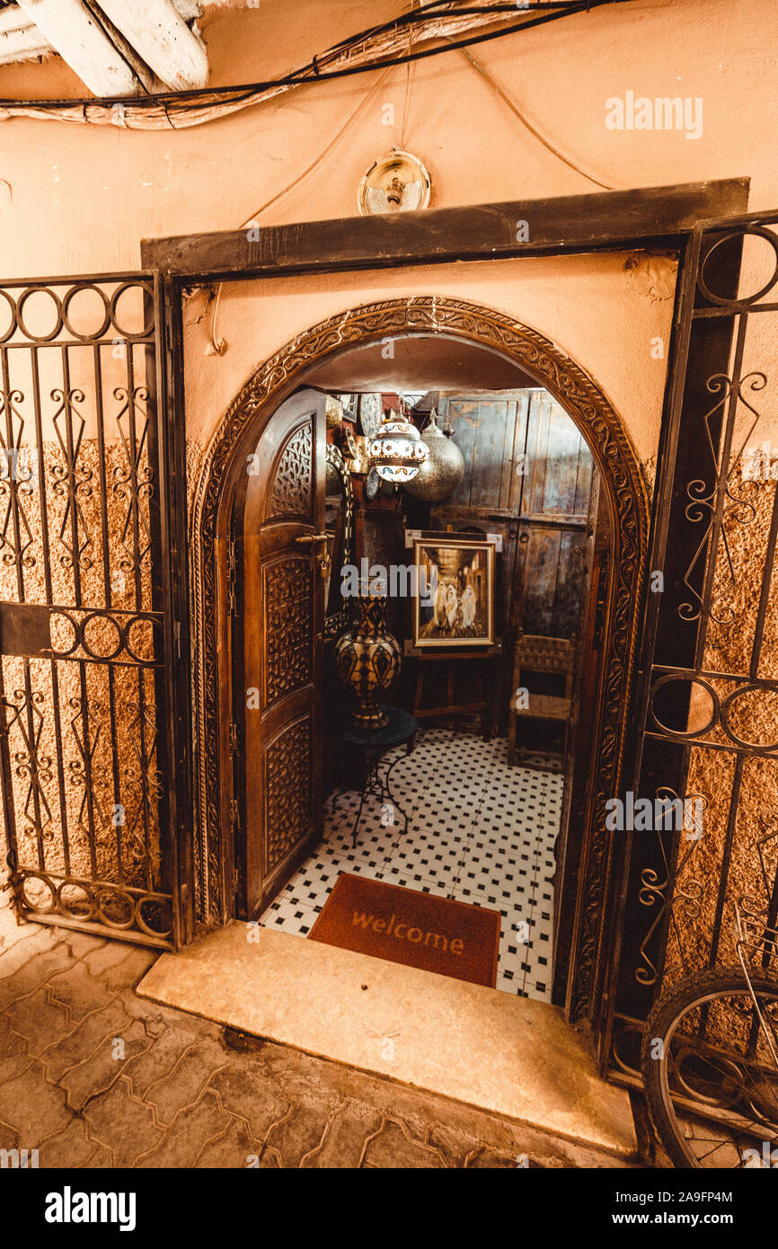 traditional carpet stall door Stock Photo - Alamy