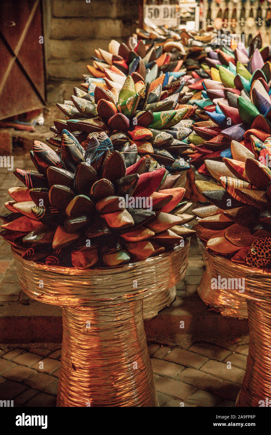 traditional espadrilles stall Stock Photo - Alamy