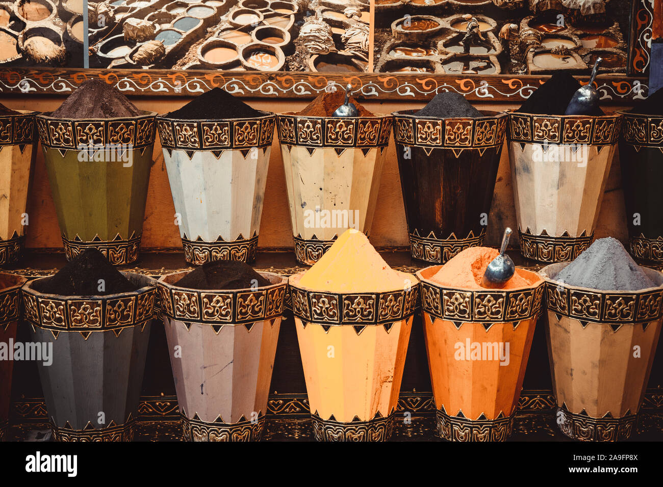 traditional stall selling spices Stock Photo - Alamy