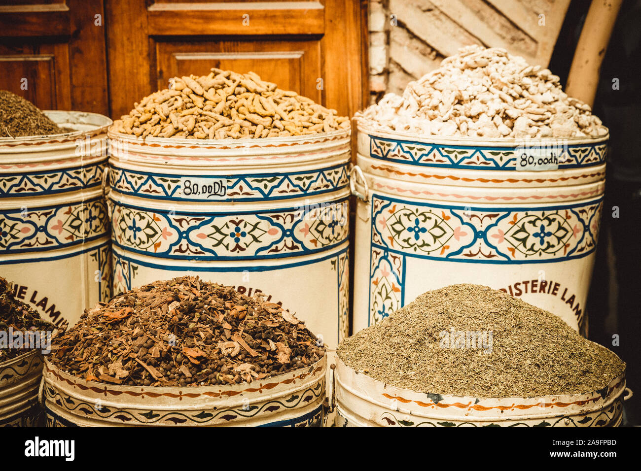 traditional stall selling spices Stock Photo - Alamy