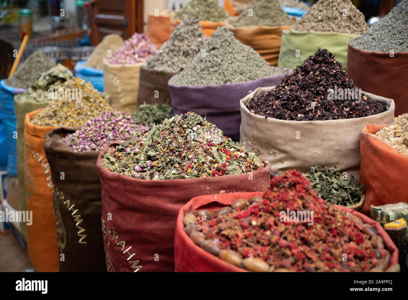 traditional stall selling spices Stock Photo - Alamy