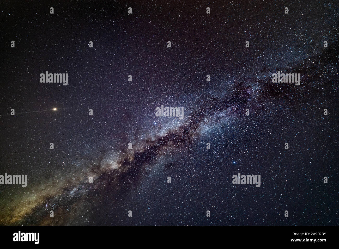 Mars and milky way hi-res stock photography and images - Alamy