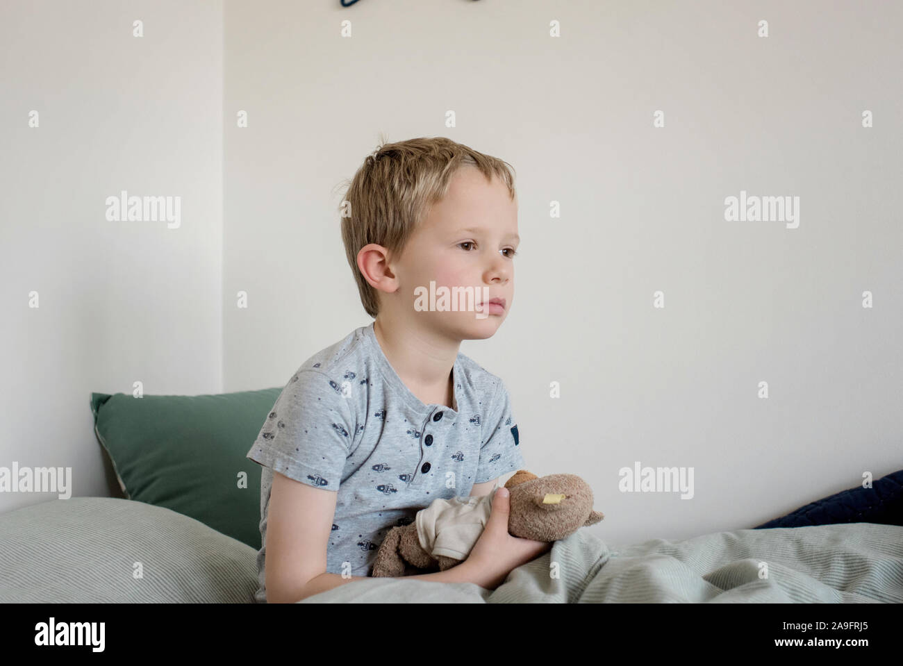 Child waking up hi-res stock photography and images - Alamy