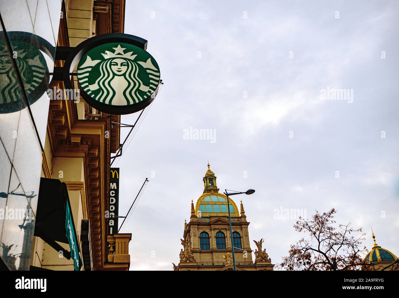 Starbucks coffee shop in prague hi-res stock photography and images - Alamy
