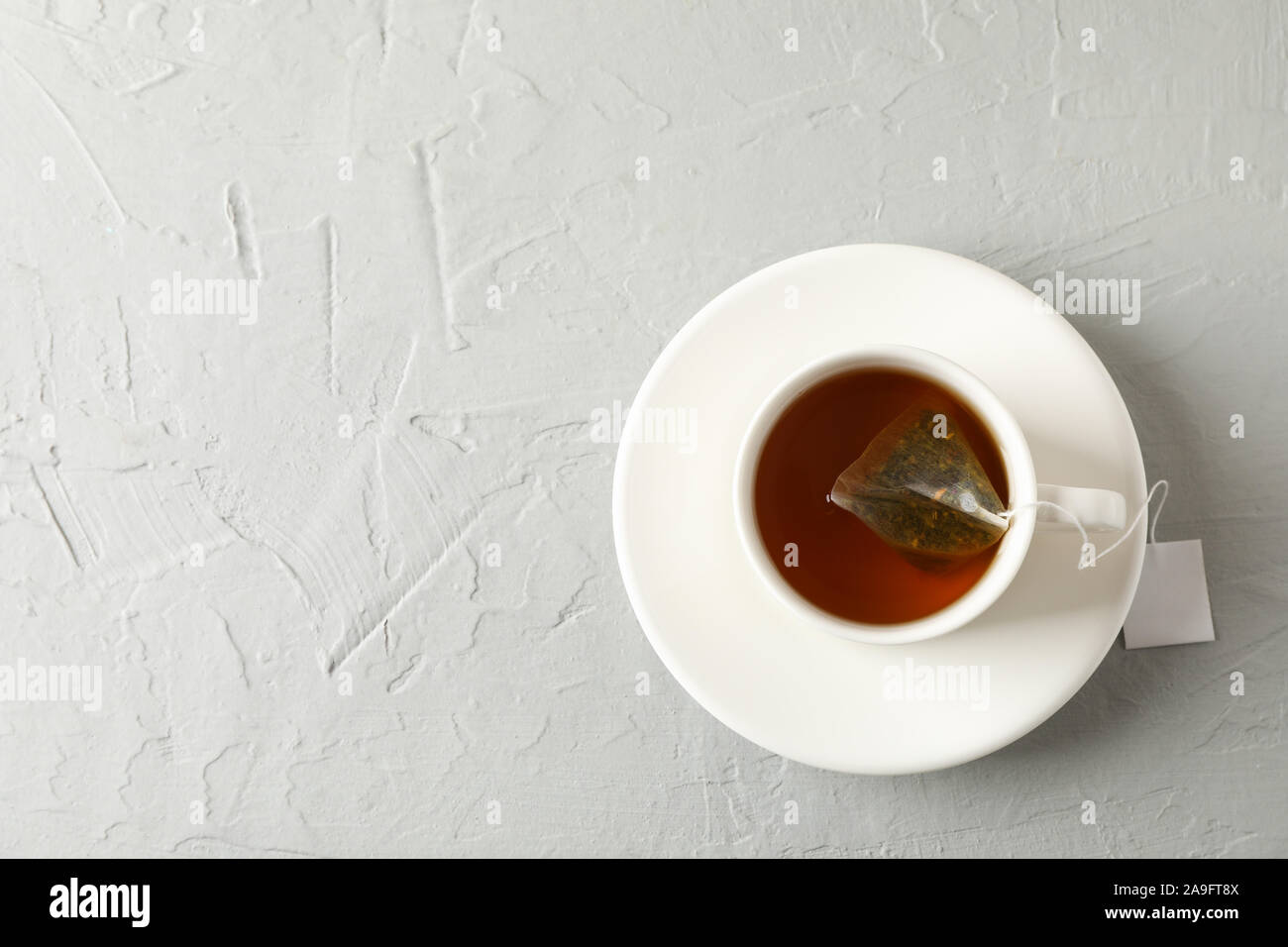 English tea with milk top view hi-res stock photography and images - Alamy