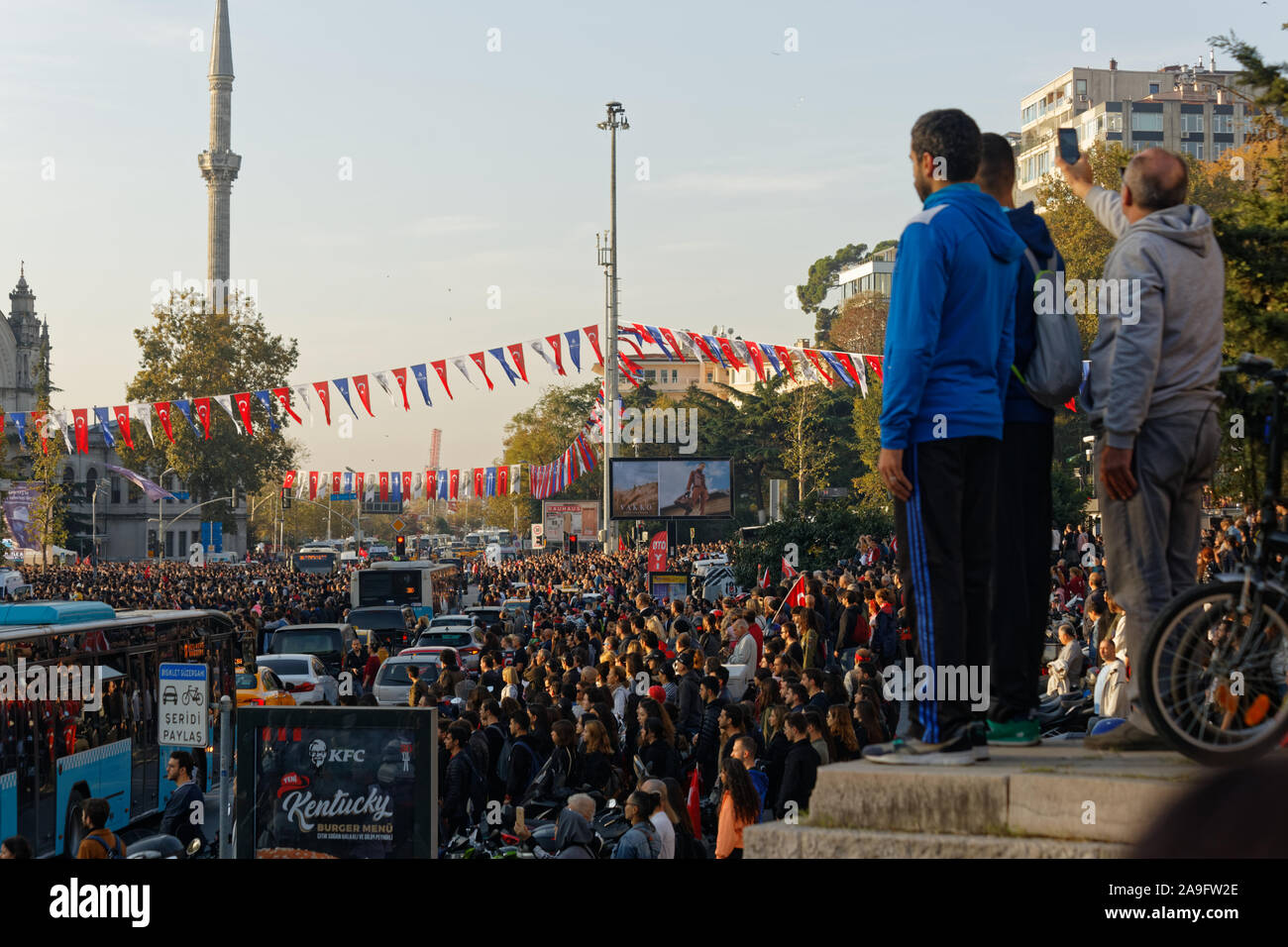 Mustafa kemal ataturk death day anniversary hi-res stock photography ...