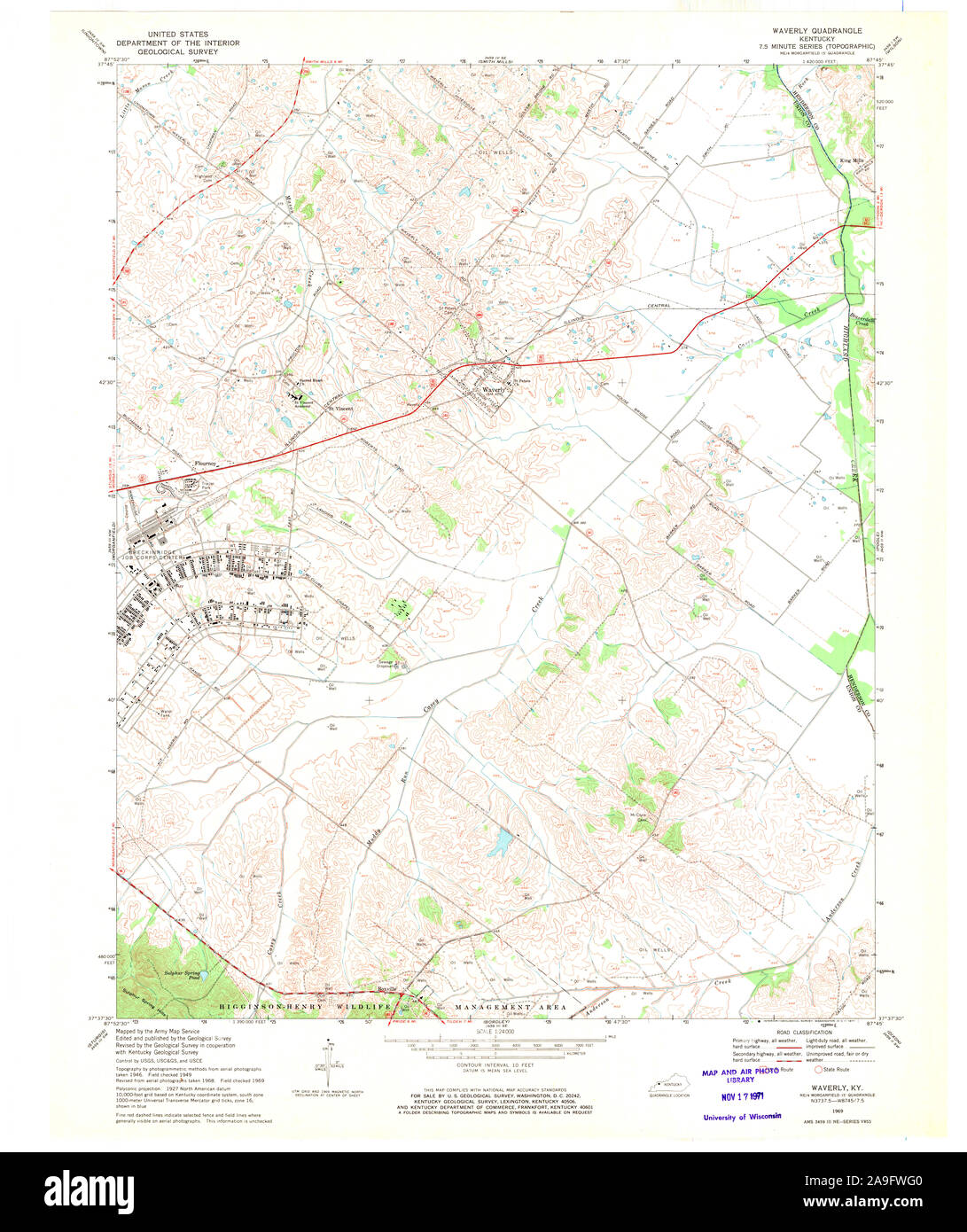 Waverly map hi-res stock photography and images - Alamy