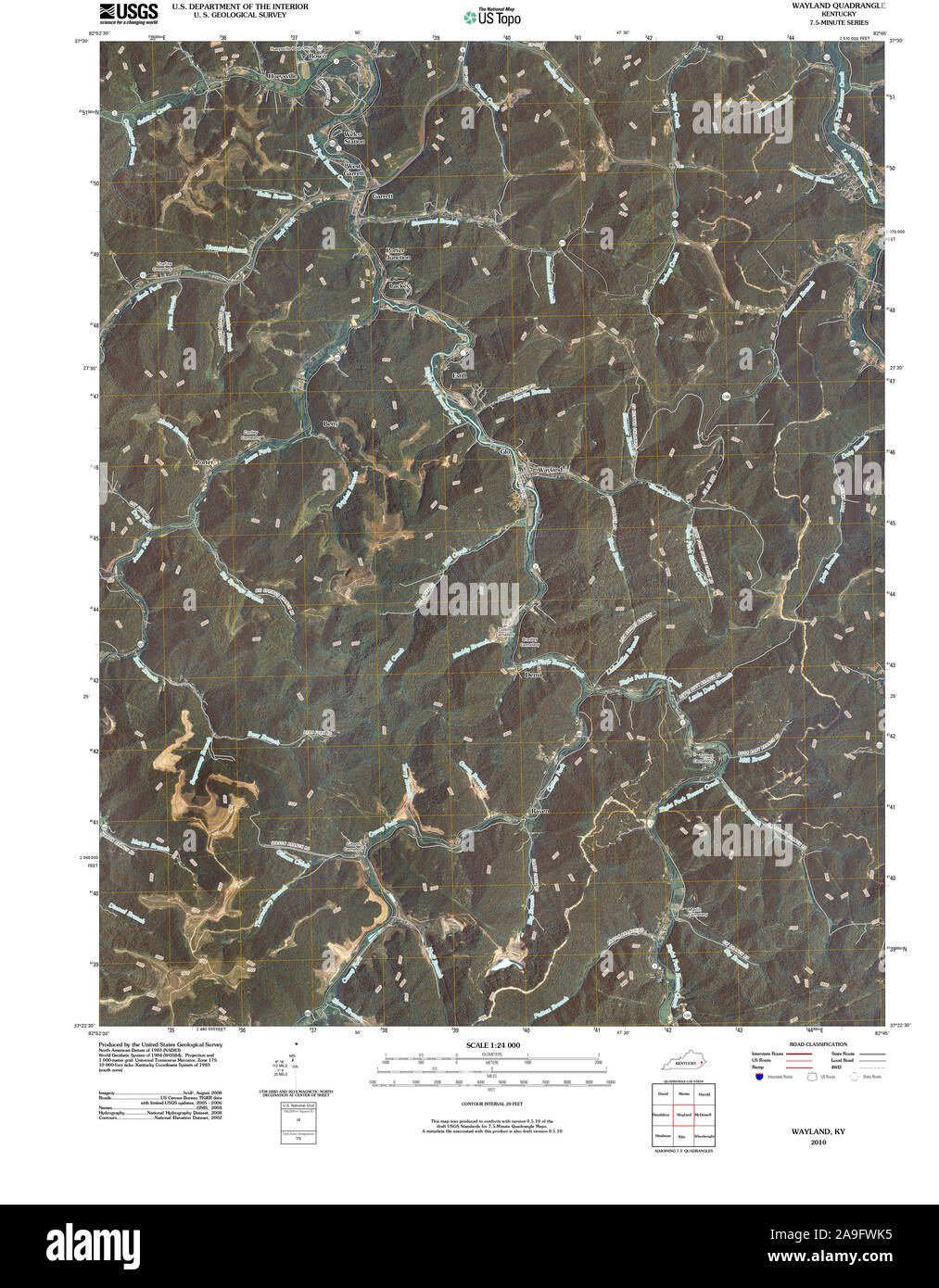 Map of wayland hi-res stock photography and images - Alamy
