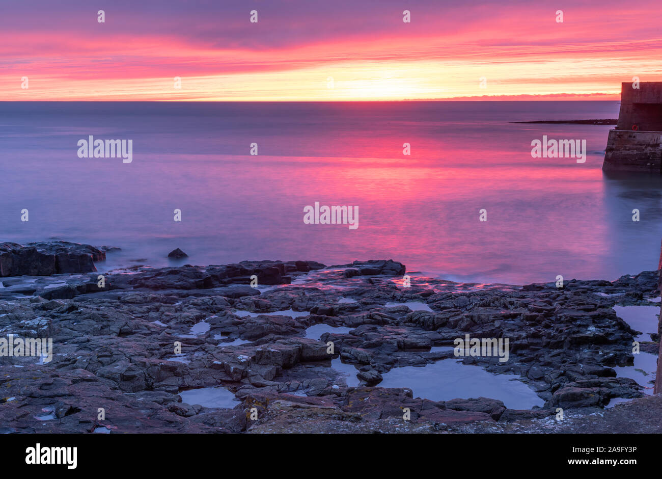 Sunrise at craster hi-res stock photography and images - Alamy
