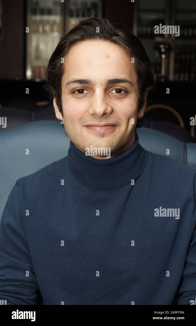 London, UK. 15th Nov, 2019. Alex Reid as Daisy the Cow at photocall for ...