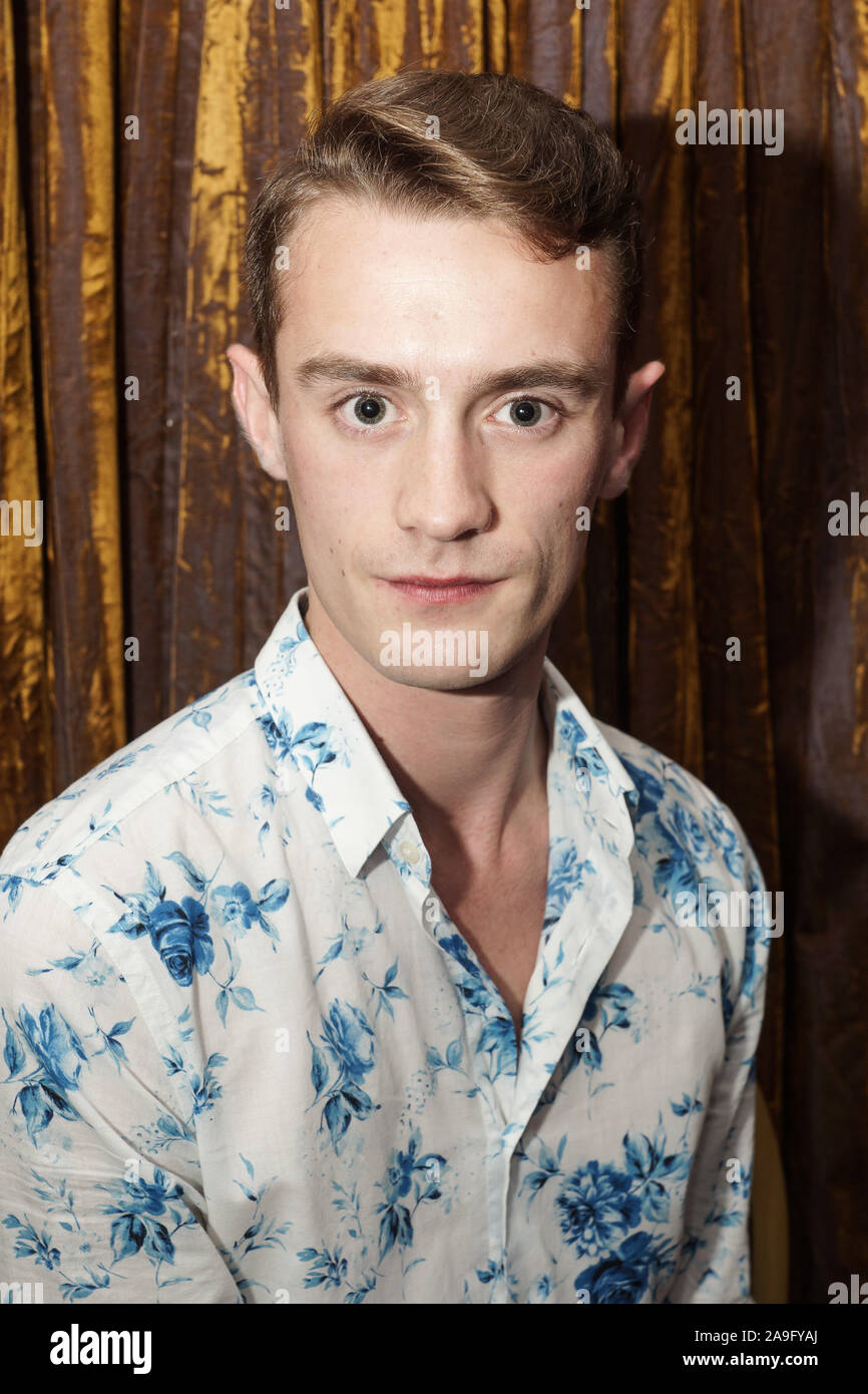 London, UK. 15th Nov, 2019. Alex Reid as Daisy the Cow at photocall for ...