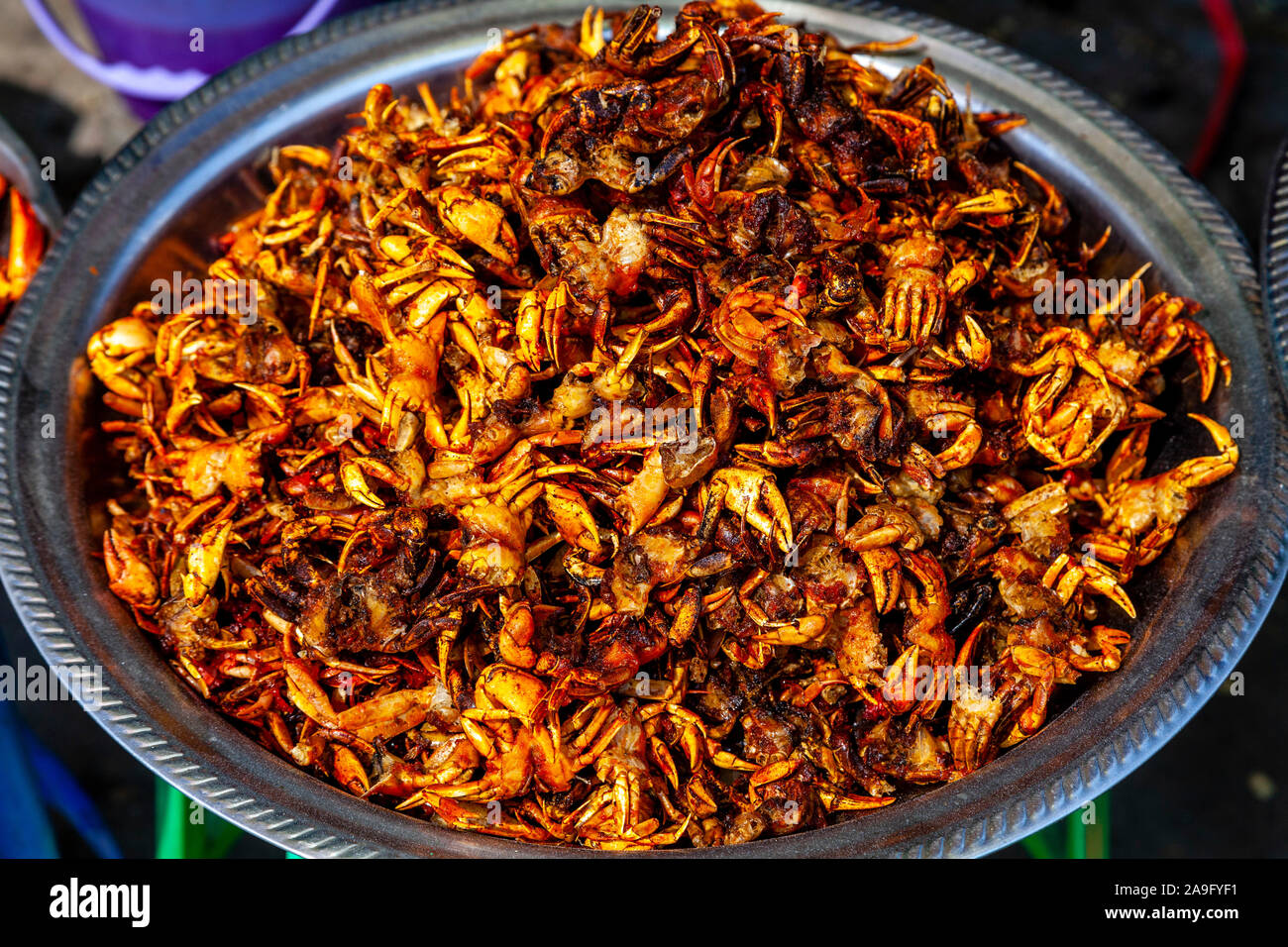 Street Food Display, Mandalay, Myanmar Stock Photo - Alamy
