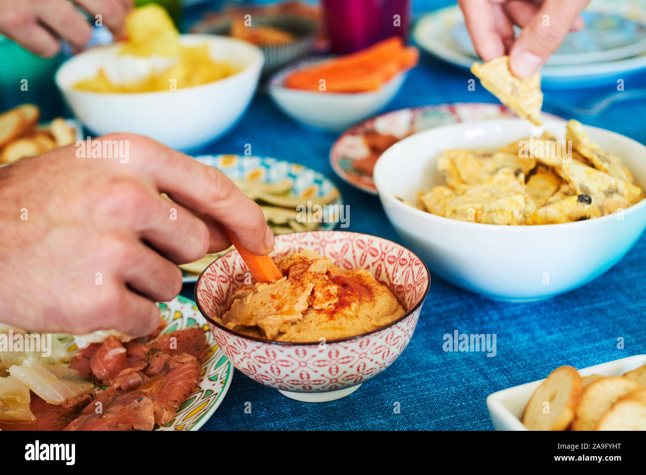 Man dipping woman hi-res stock photography and images - Alamy