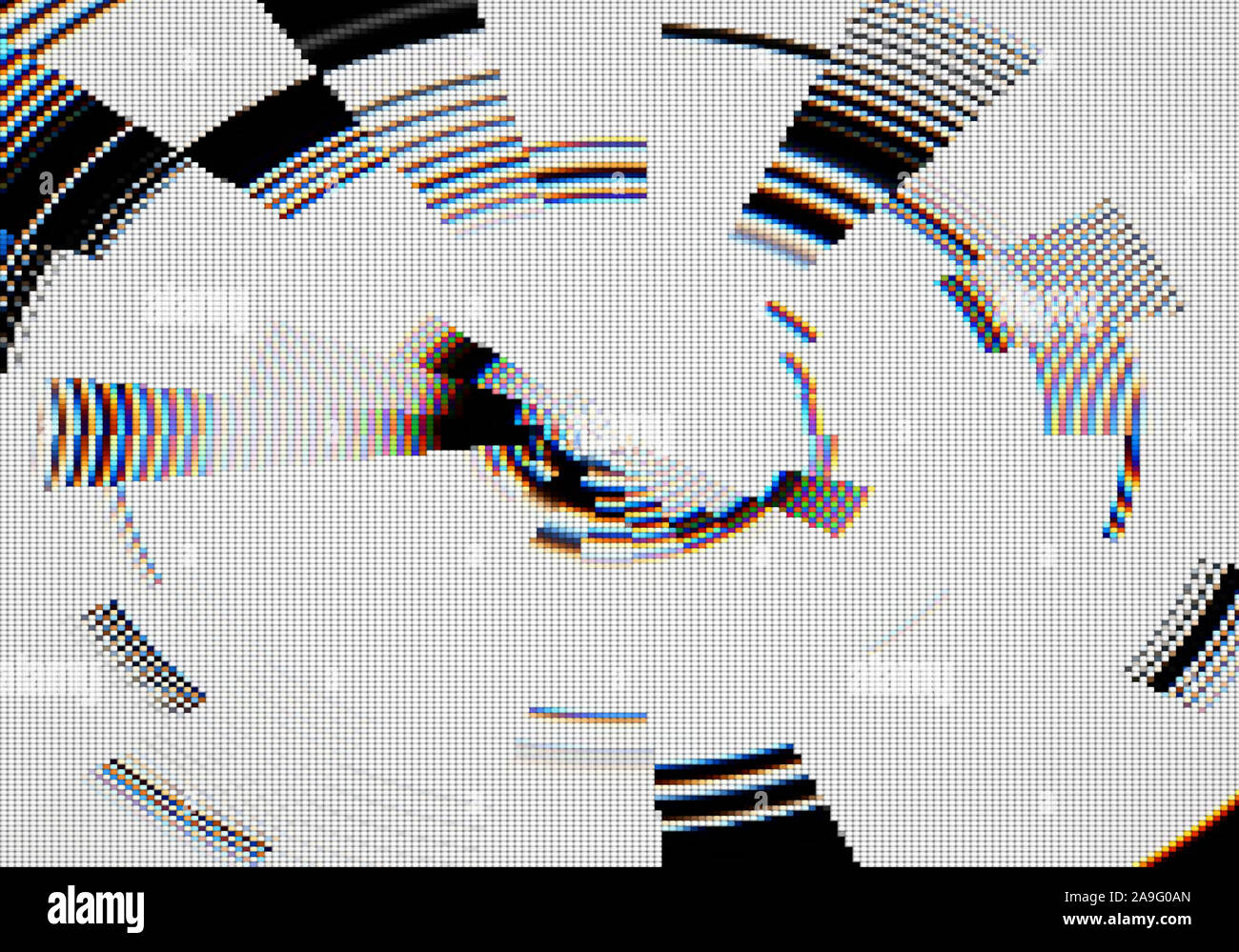 Abstract background with tv grid setting style Stock Photo - Alamy