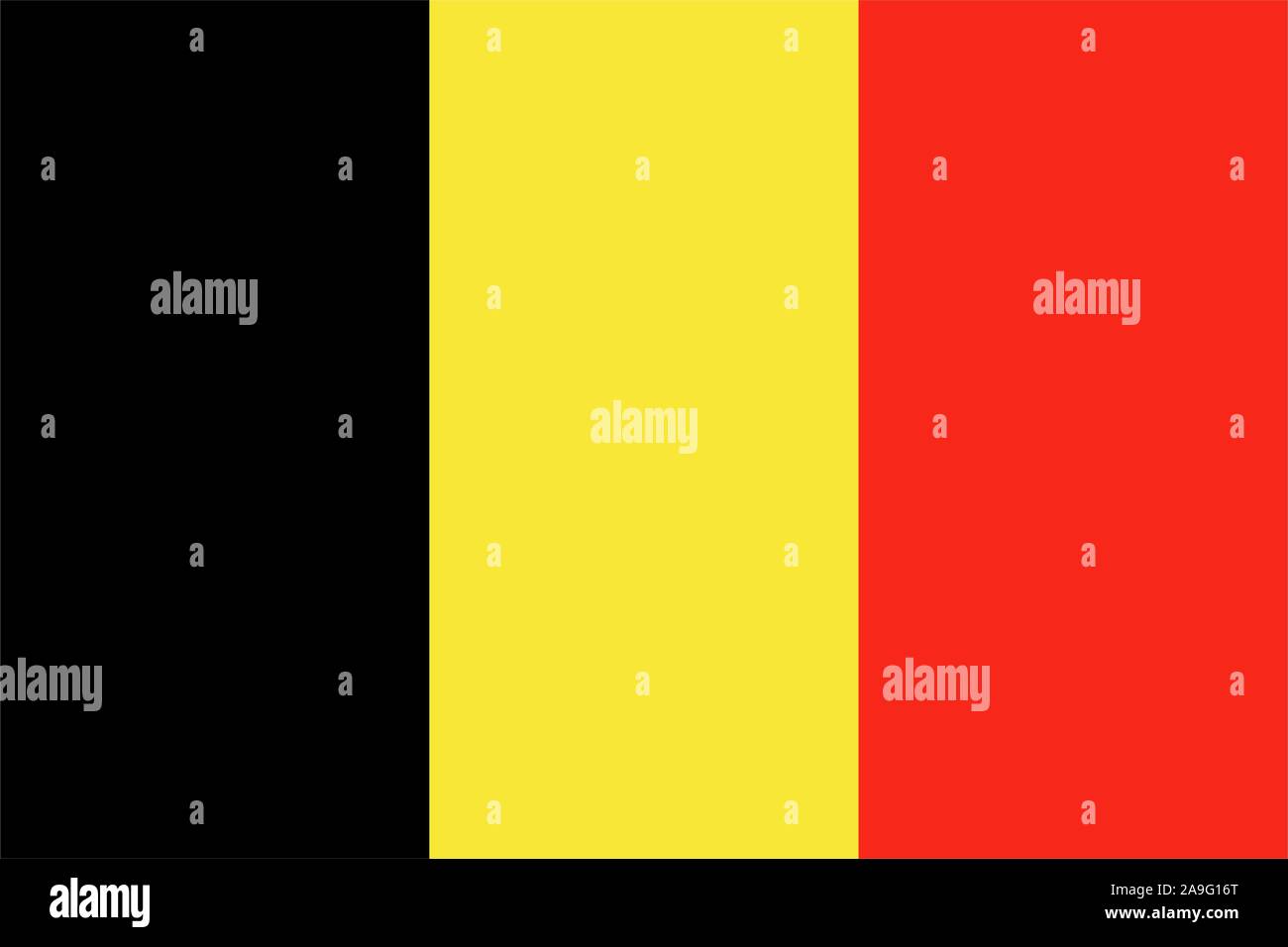 National flag of Kingdom of Belgium . original colors and proportion ...