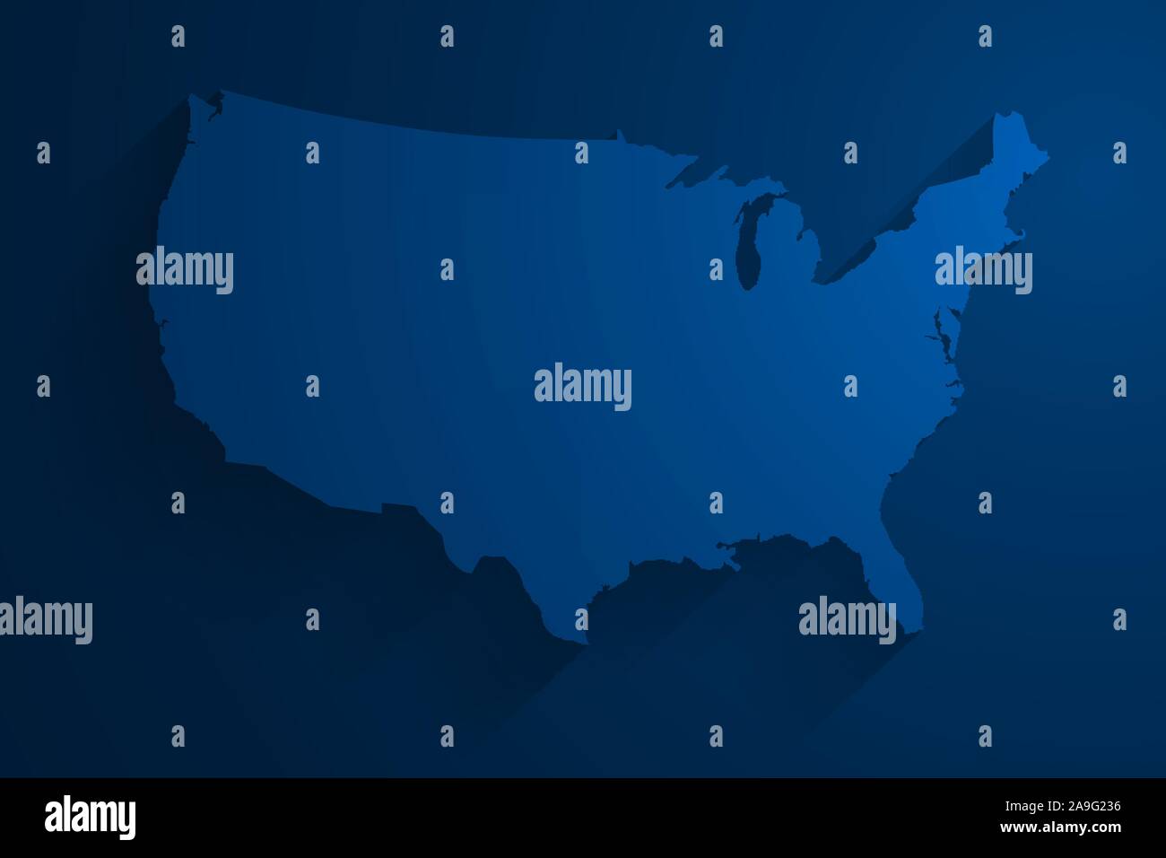 Abstract blue USA map background, vector, illustration, eps 10 file ...