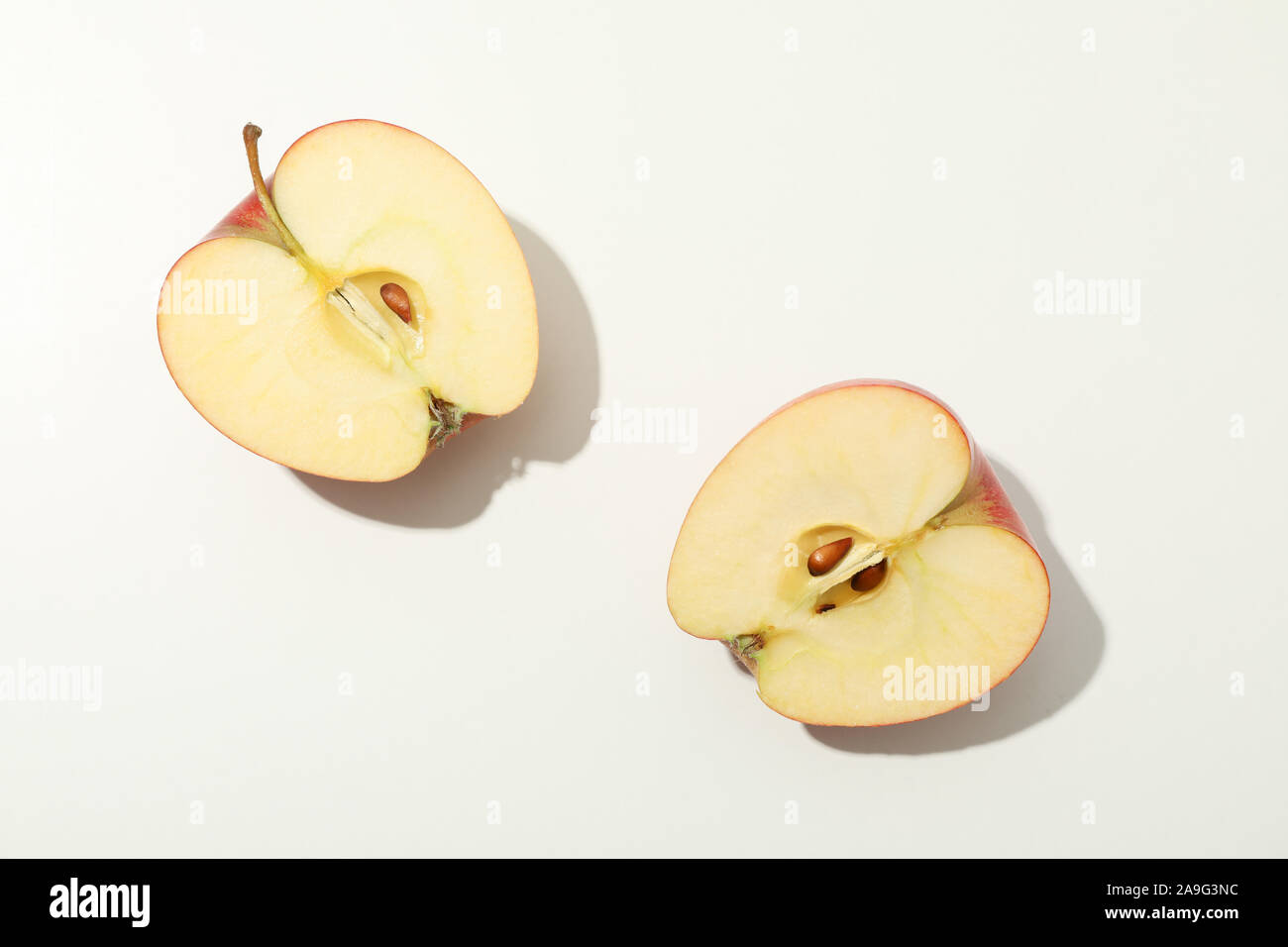 Halves of apple hi-res stock photography and images - Alamy
