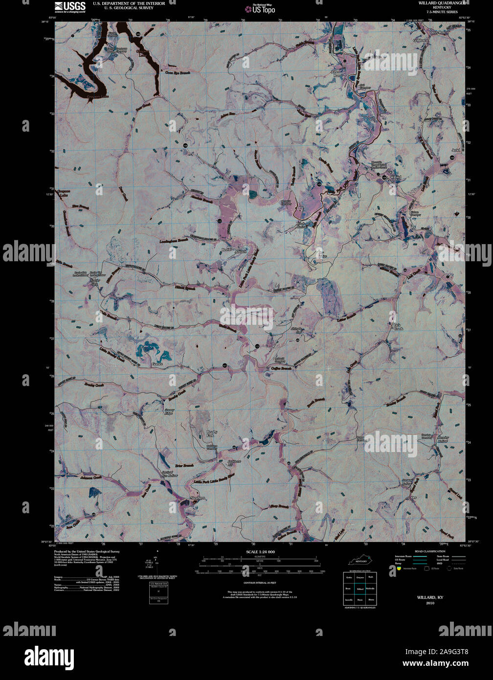 Willard map hi-res stock photography and images - Alamy