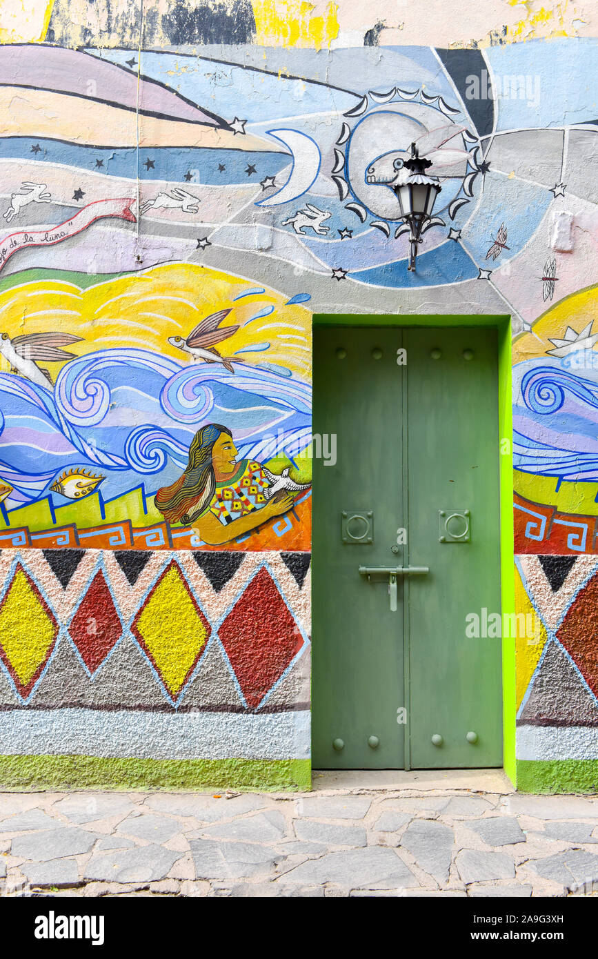 House in Colonia Guadelupe (artistic neighbourhood) of San Miguel de ...