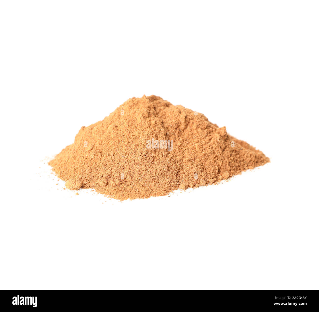 Cinnamon powder isolated on white background, close up Stock Photo - Alamy