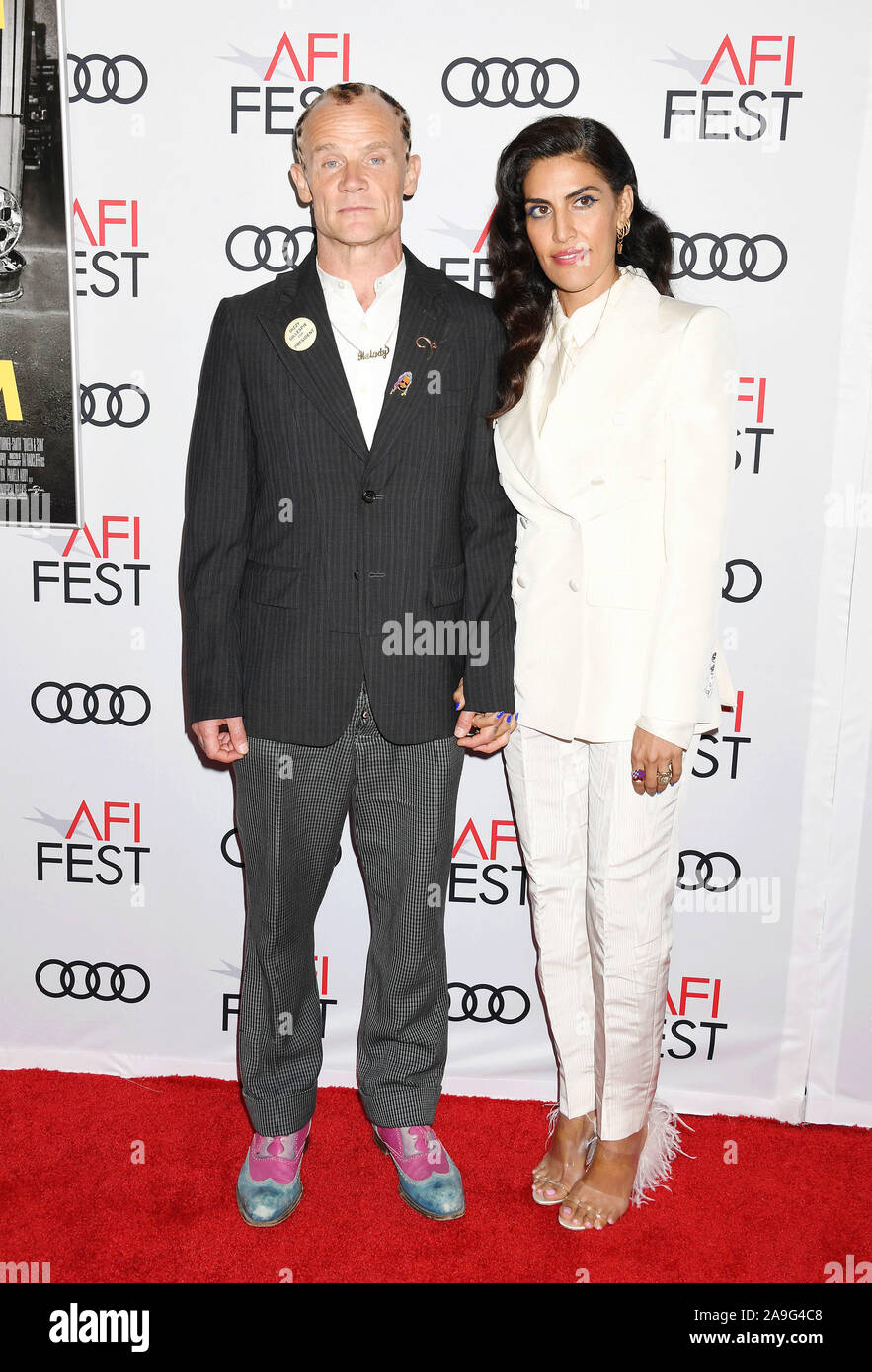 HOLLYWOOD, CA - NOVEMBER 14: Flea and Melody Ehsani attend the "Queen ...