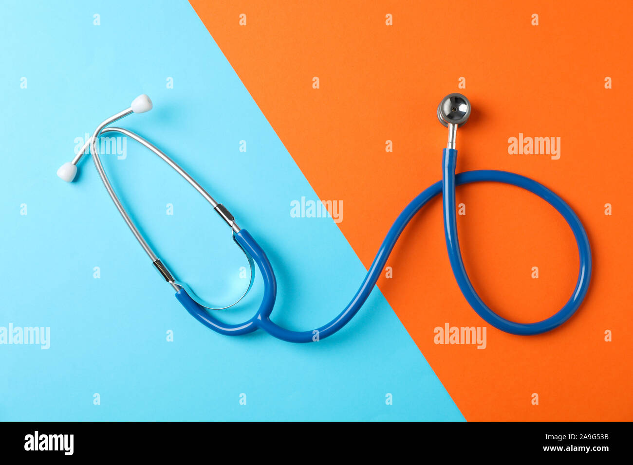 Closeup two stethoscope medical hi-res stock photography and images - Alamy
