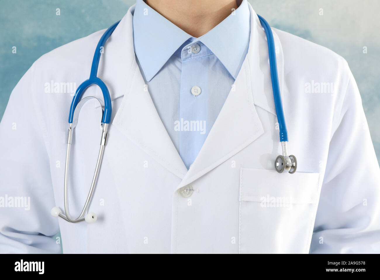 Doctor examining stethoscope against hi-res stock photography and ...