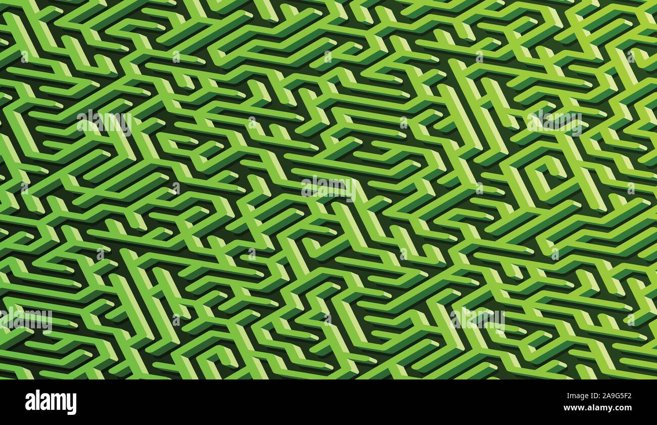 Maze pattern abstract background with vibrant labyrinth for poster or ...