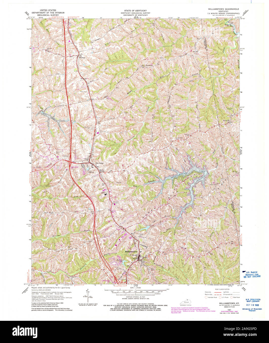 Map of williamstown Cut Out Stock Images & Pictures - Alamy