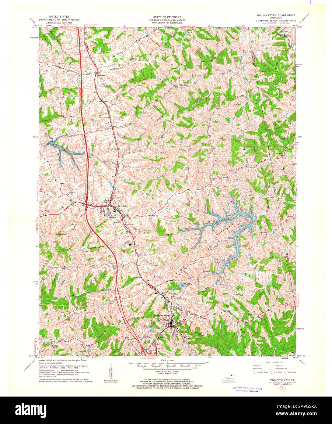 Map of williamstown Cut Out Stock Images & Pictures - Alamy