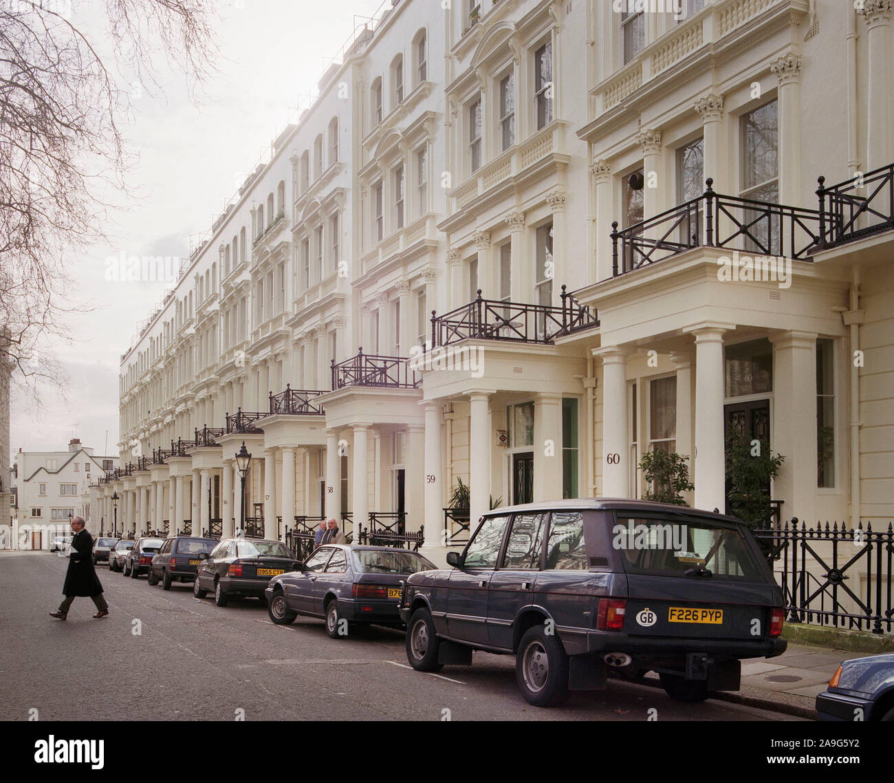 1992 Mayfair, London - Rutland Gate Stock Photo - Alamy