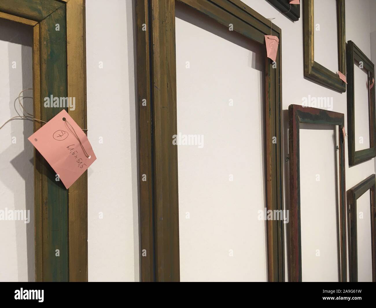 Berlin, Germany. 15th Nov, 2019. Original picture frames by artists of ...
