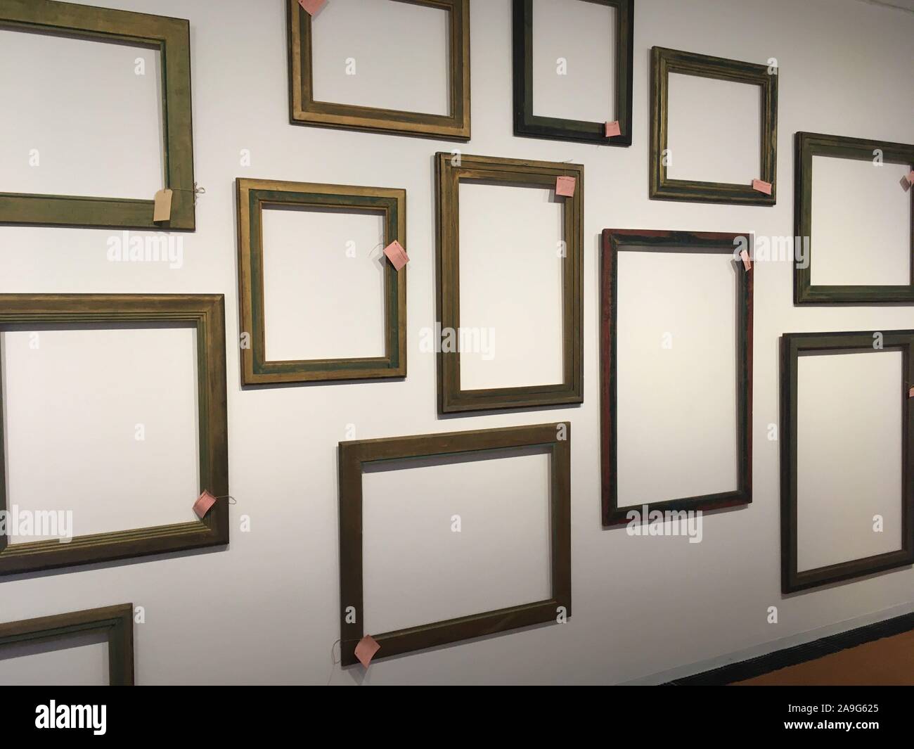 Berlin, Germany. 15th Nov, 2019. Original picture frames by artists of ...