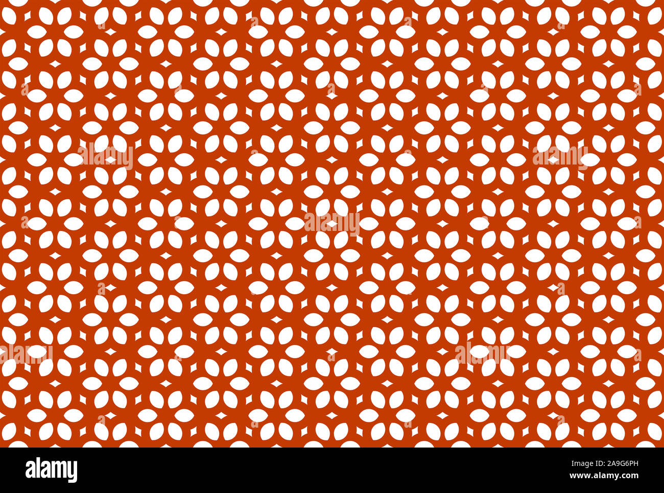 Seamless geometric pattern design illustration. In red and white colors ...