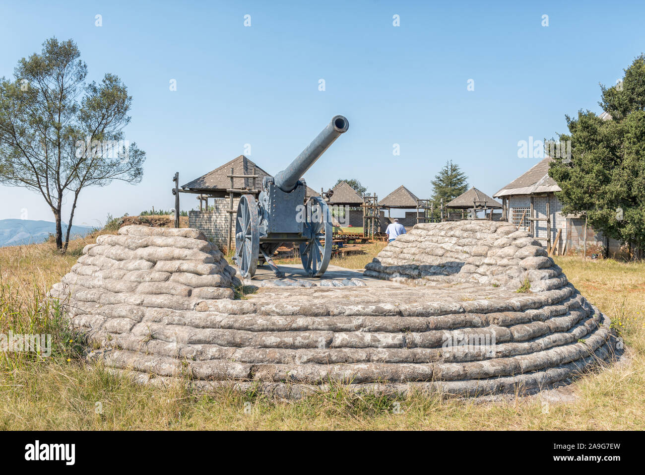 LONG TOM PASS, SOUTH AFRICA - MAY 21, 2019: A replica of a Long Tom ...