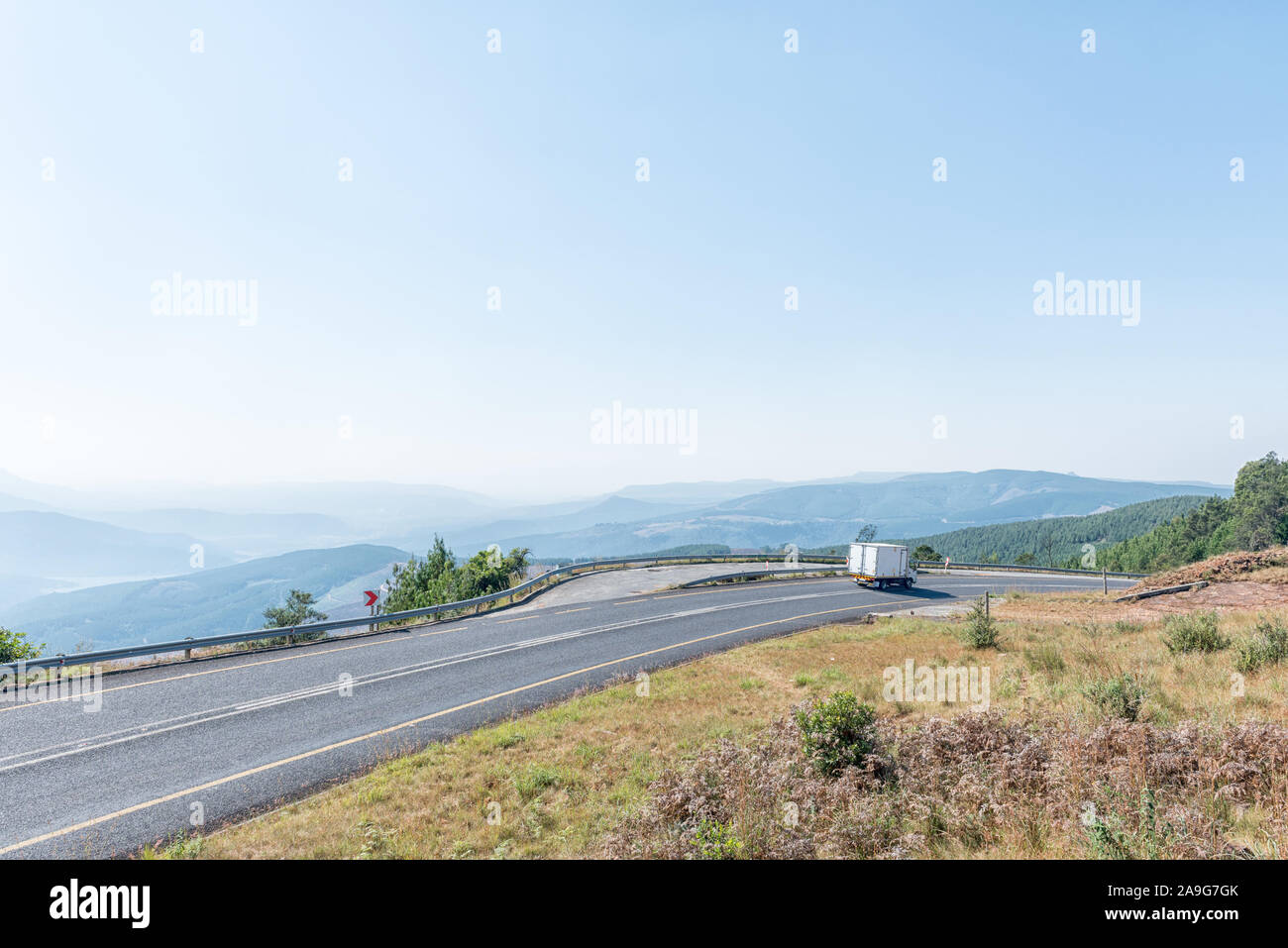 LONG TOM PASS, SOUTH AFRICA - MAY 21, 2019: The Long Tom Pass between ...